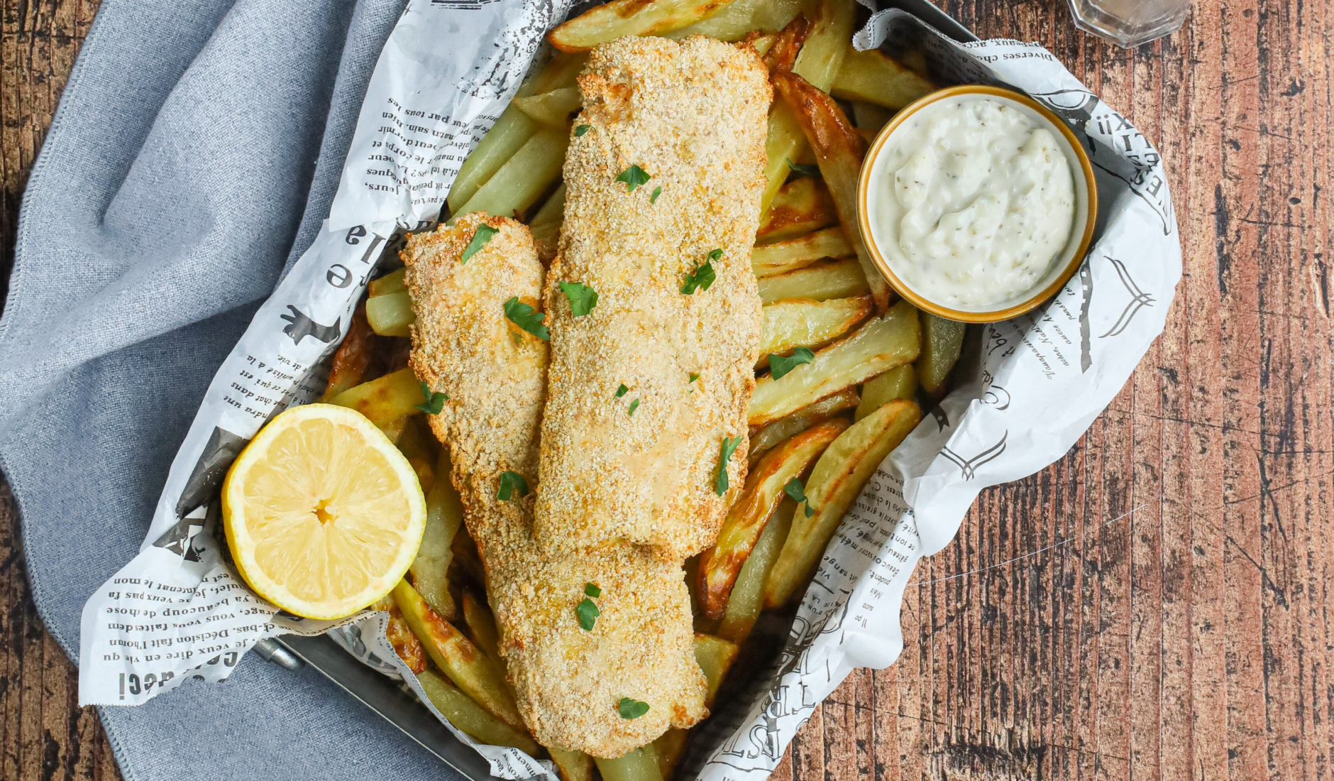 Crispy Air-Fried Alaska Pollock & Chips | Alaska Seafood Marketing ...